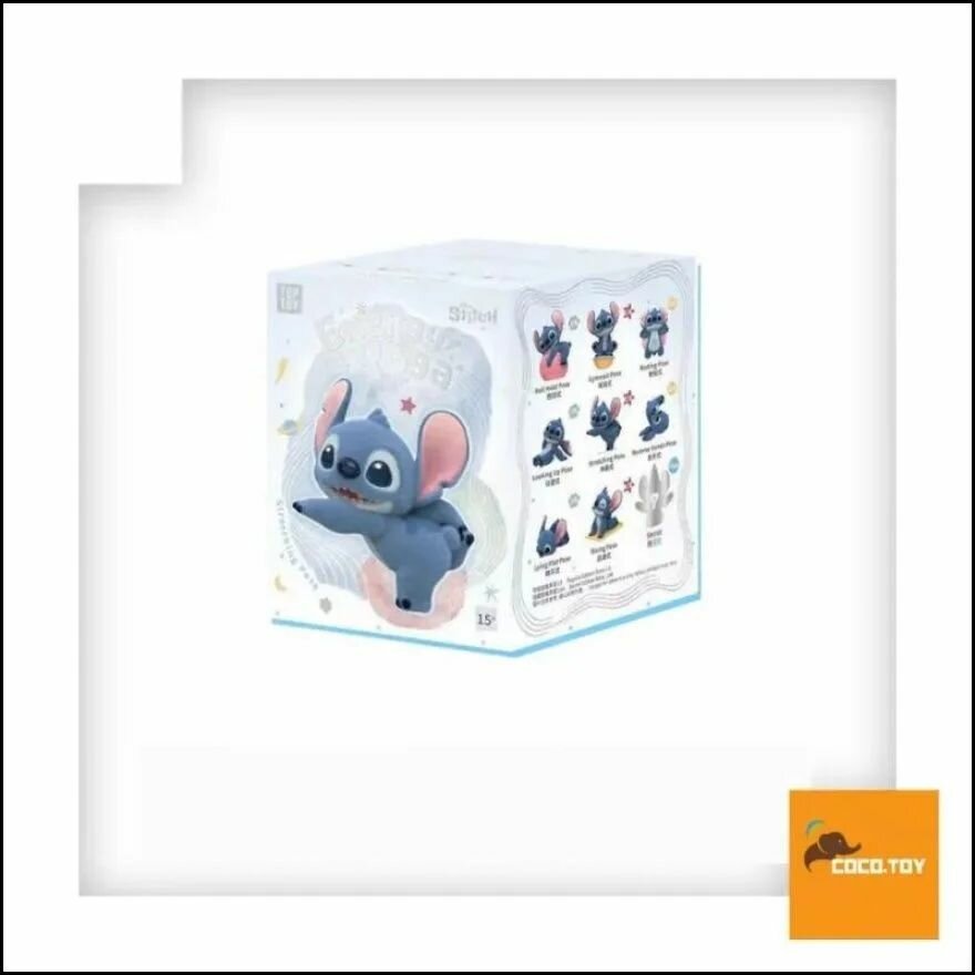 Лило и Стич йога новая модель Top Toy stitch Yoga Blind Box Оригинал Стекающаяся кукла