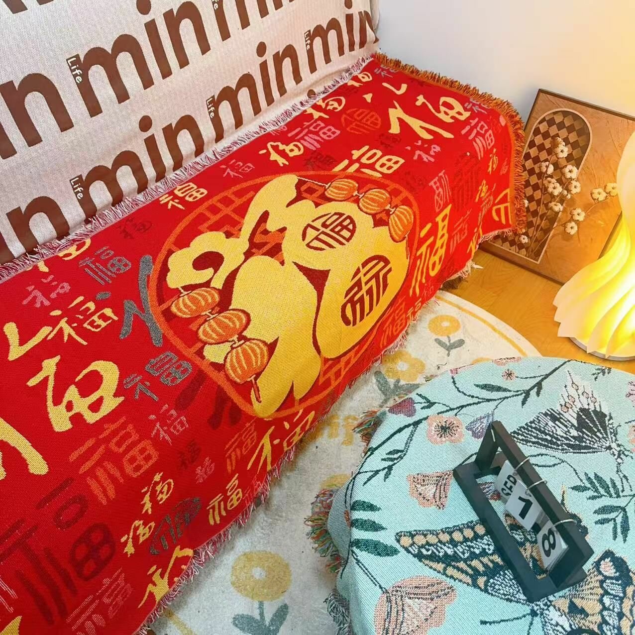 Французская романтическая накидка на диван 90x180 см антипылевая защита, декоративный плед! Для односпальных диванов и кресел