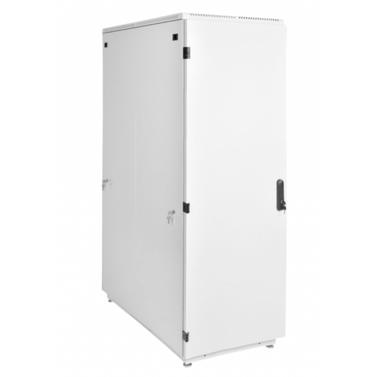 Шкаф коммутационный ЦМО 48U (600 800) цвет серый (RAL 7035), напольный, дверь металл, до 1200 кг