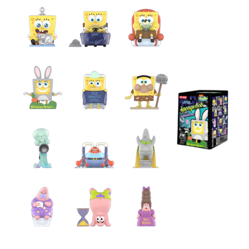 Коллекционная фигурка унисекс POP MART Life To SpongeBob Single Mystery Box, random pick