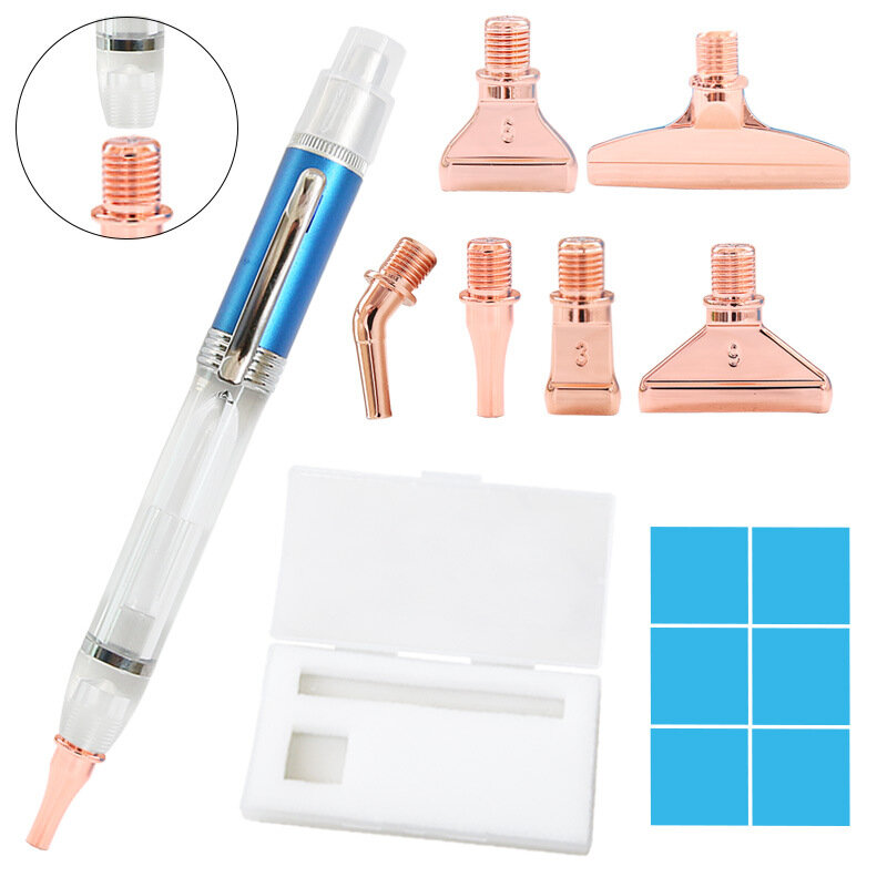 2026 Последняя модель алмазной живописи, светящаяся ручка для сверления, новая ручка с LED подсветкой, ночной металлический наконечник, набор инструментов для алмазной вышивки