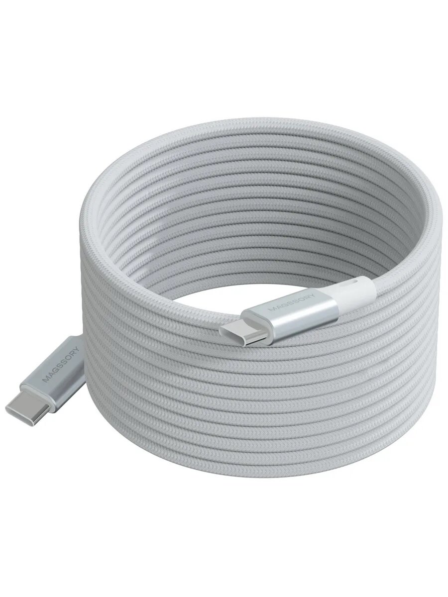 Магнитный кабель Link L USB-C - Lightning MFI 1.2 м белый