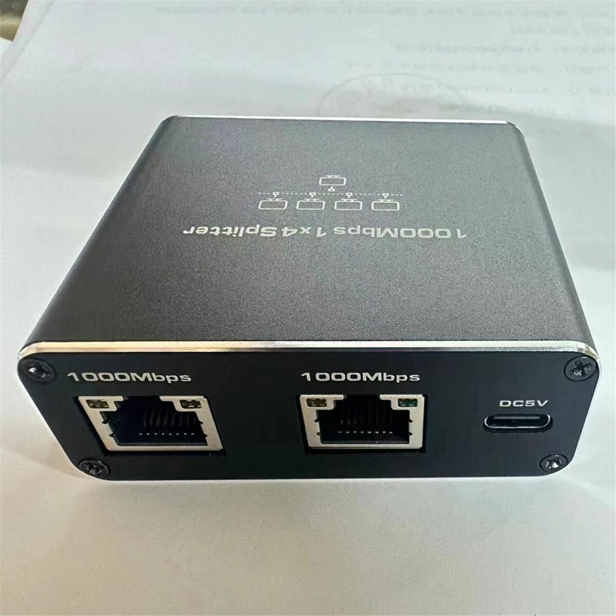 Разветвитель Gigabit Ethernet 1 на 4 выхода, 1000 Мбит/с, разветвитель интернет-кабеля