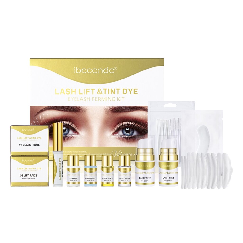 Lash Lift Kit для химической завивки, завивки и подъема ресниц. Достигайте салонного качества.