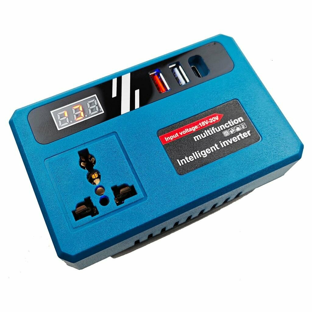Преобразователь напряжения с 18-21 В на 220 В, Макита с босиком для ног