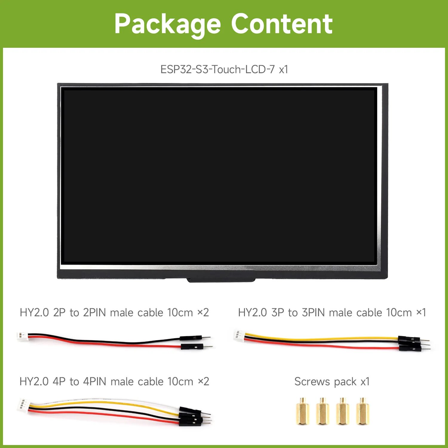 ESP32-S3 7" дисплейная плата без тачскрина