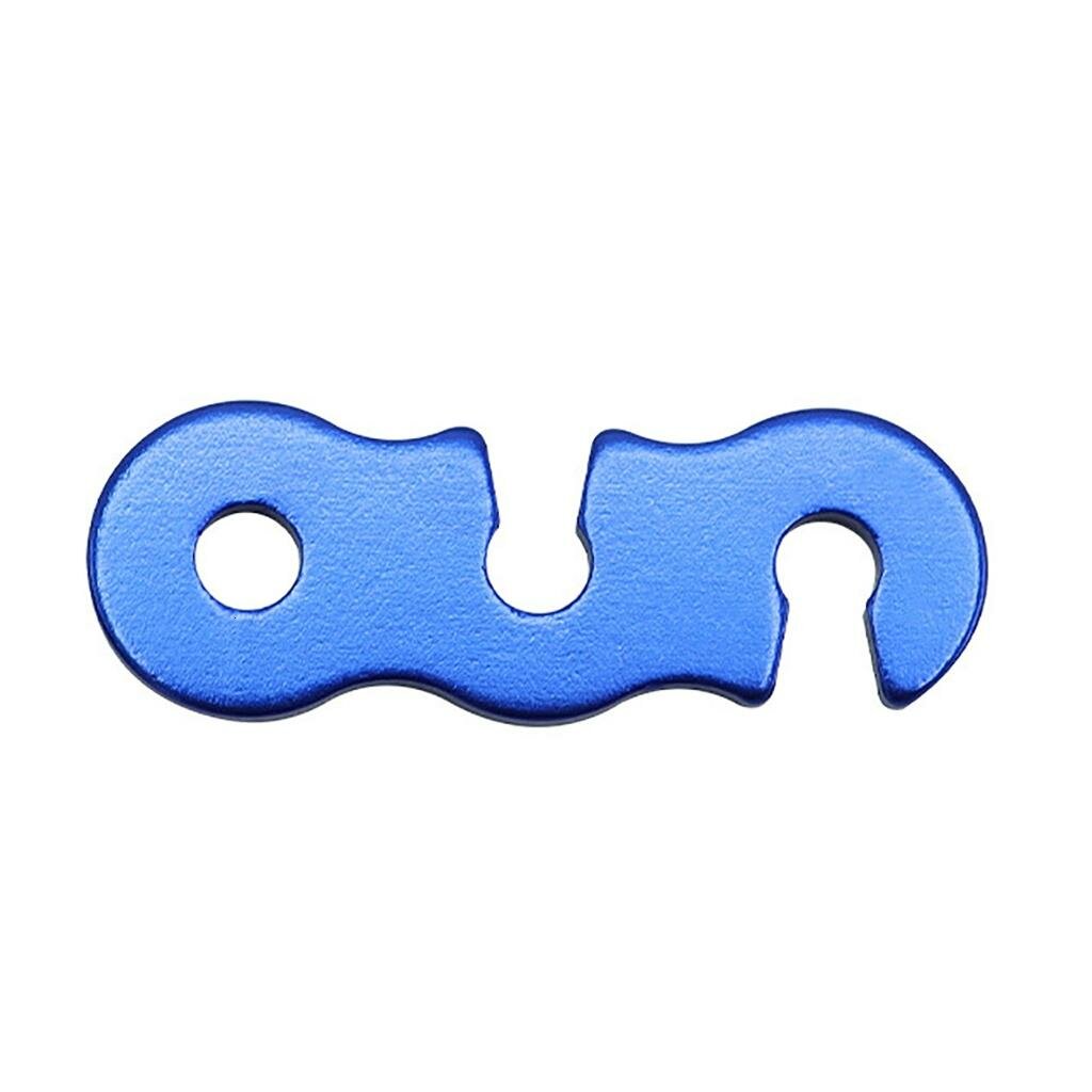 Натяжители троса, регулировка растяжек, алюминиевые зажимы, Синий