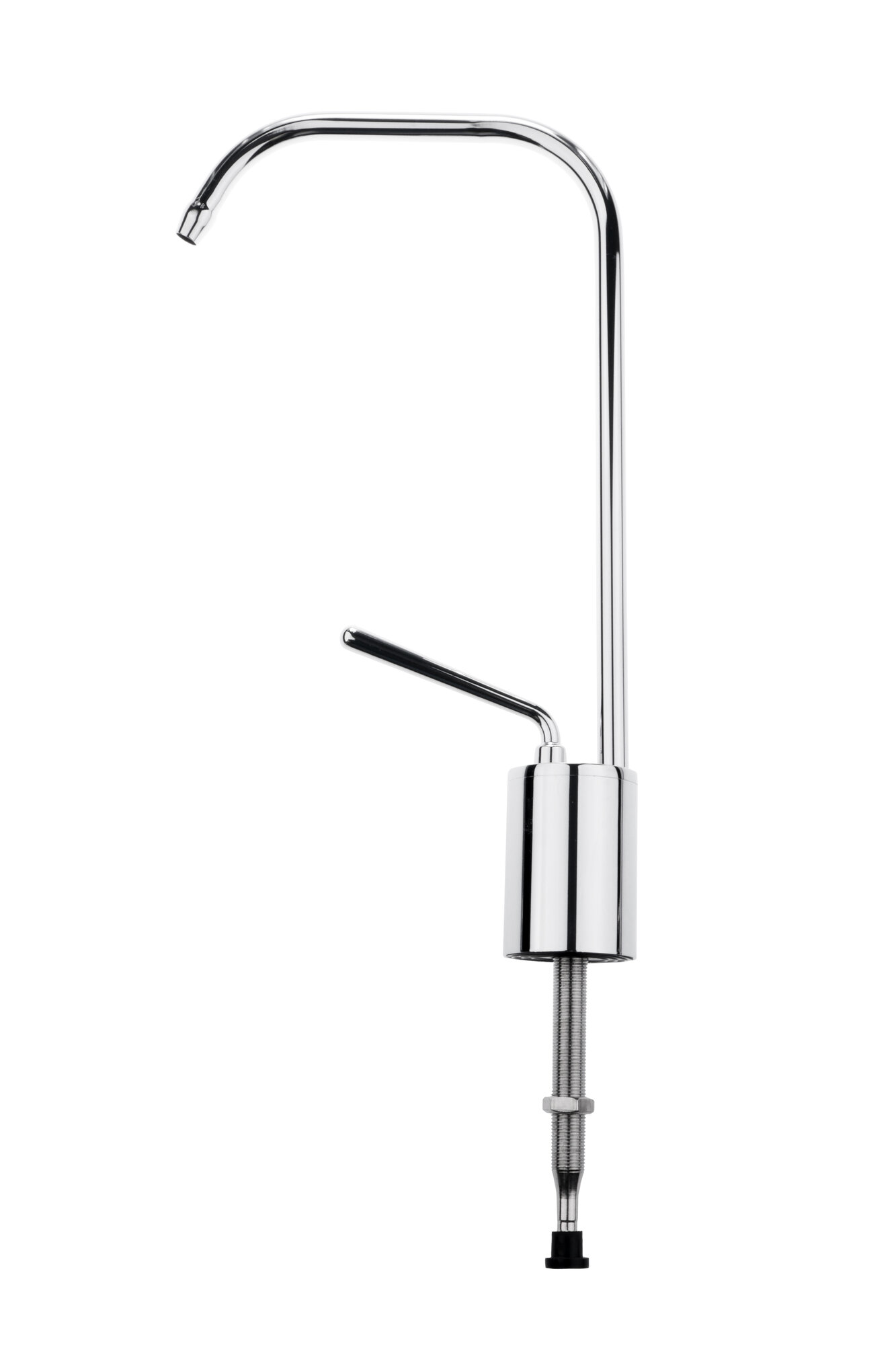 Кран для чистой воды Элит серебрянный, современный дизайн, совместим со всеми фильтрами для воды, 25819