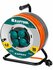 Силовой удлинитель на стальной катушке Kraftool EXPERT 55089-30, 30 м, 4 розетки