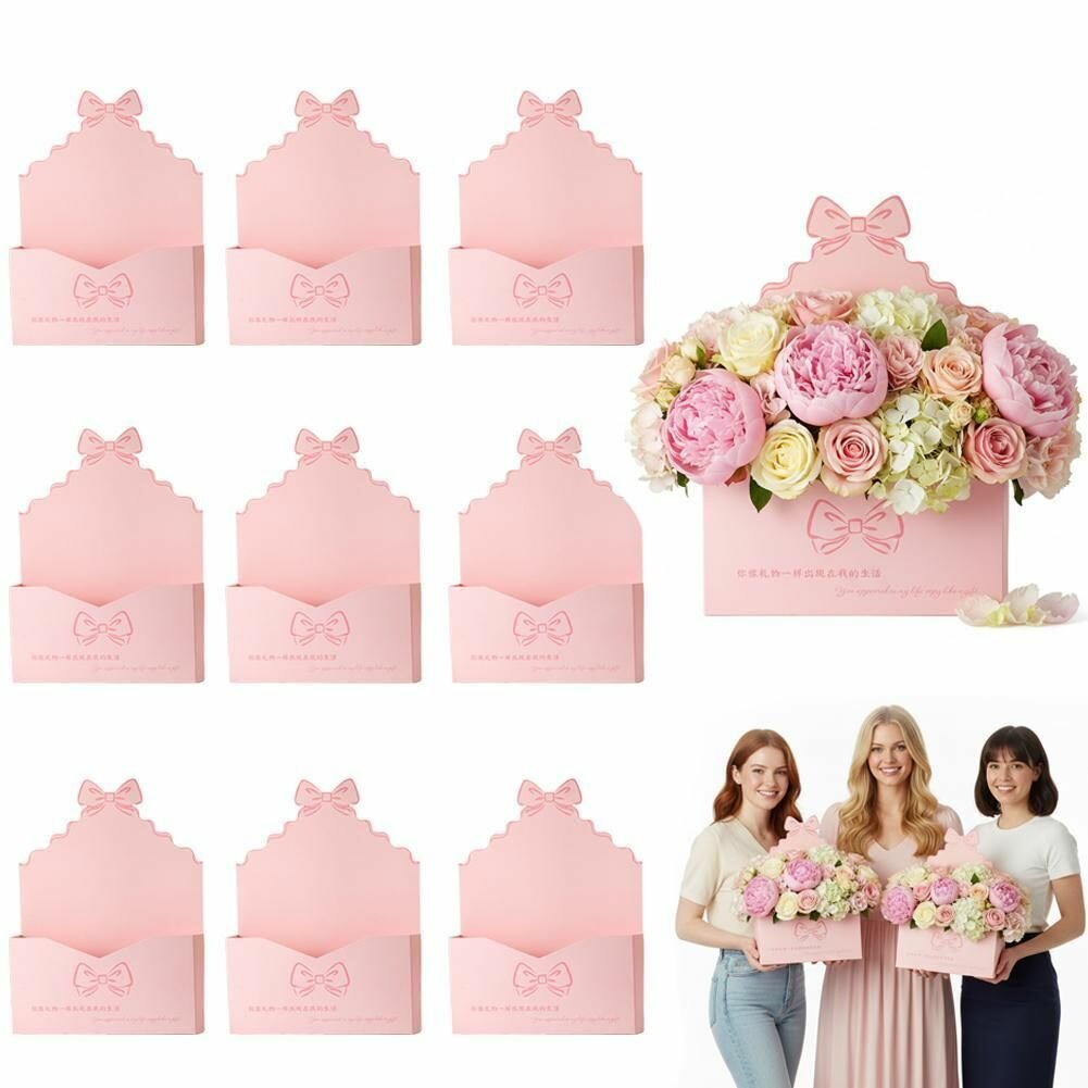 Новинка на 14 февраля Романтичные упаковки для цветов конверты и бумага