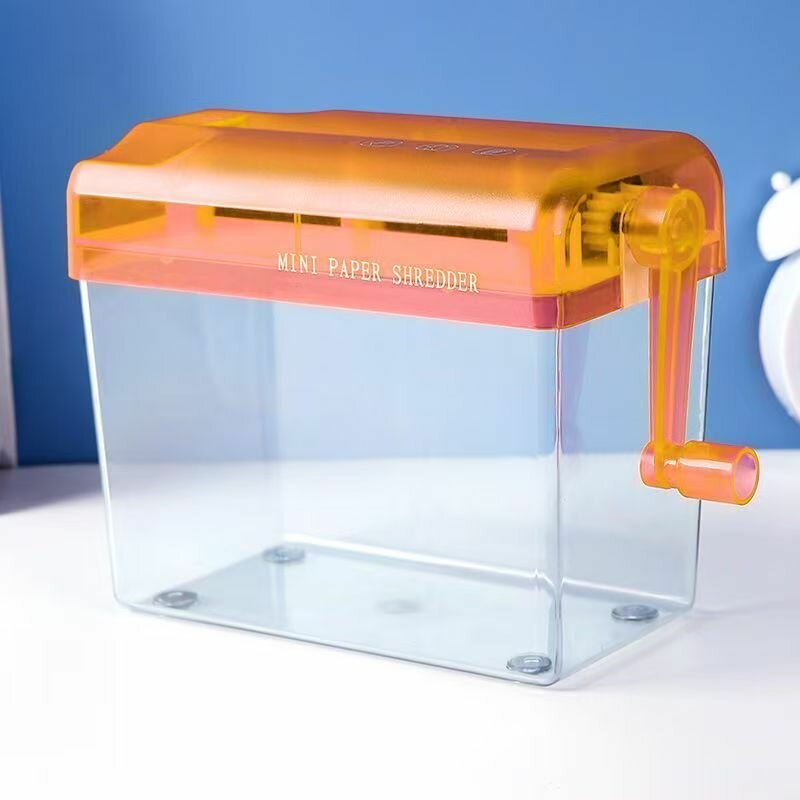 Ручной шредер для бумаги, мини-офисный, домашний, ручной инструмент для измельчения бумаги, ручной шредер A4