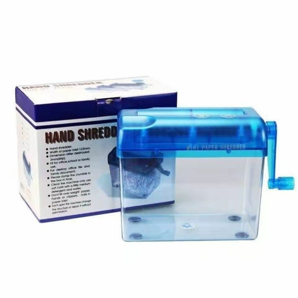 Портативный мини-ручной шредер для дома, маленький офисный бесшумный шредер, ручной шредер для бумаги