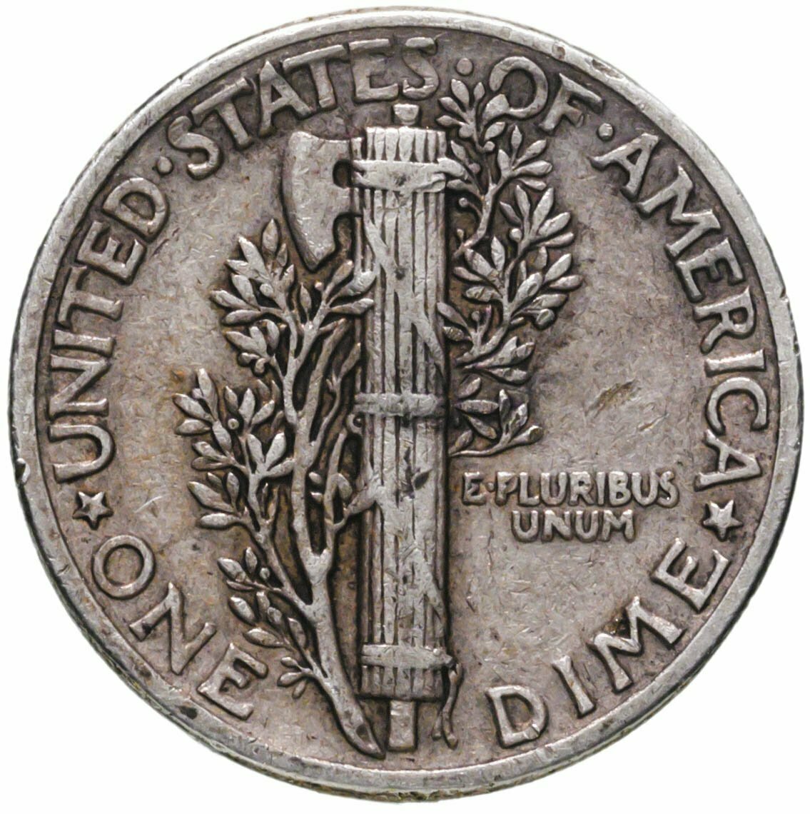 США 10 центов дайм, one dime 1944, Серебро 900, в сохранности VF-XF