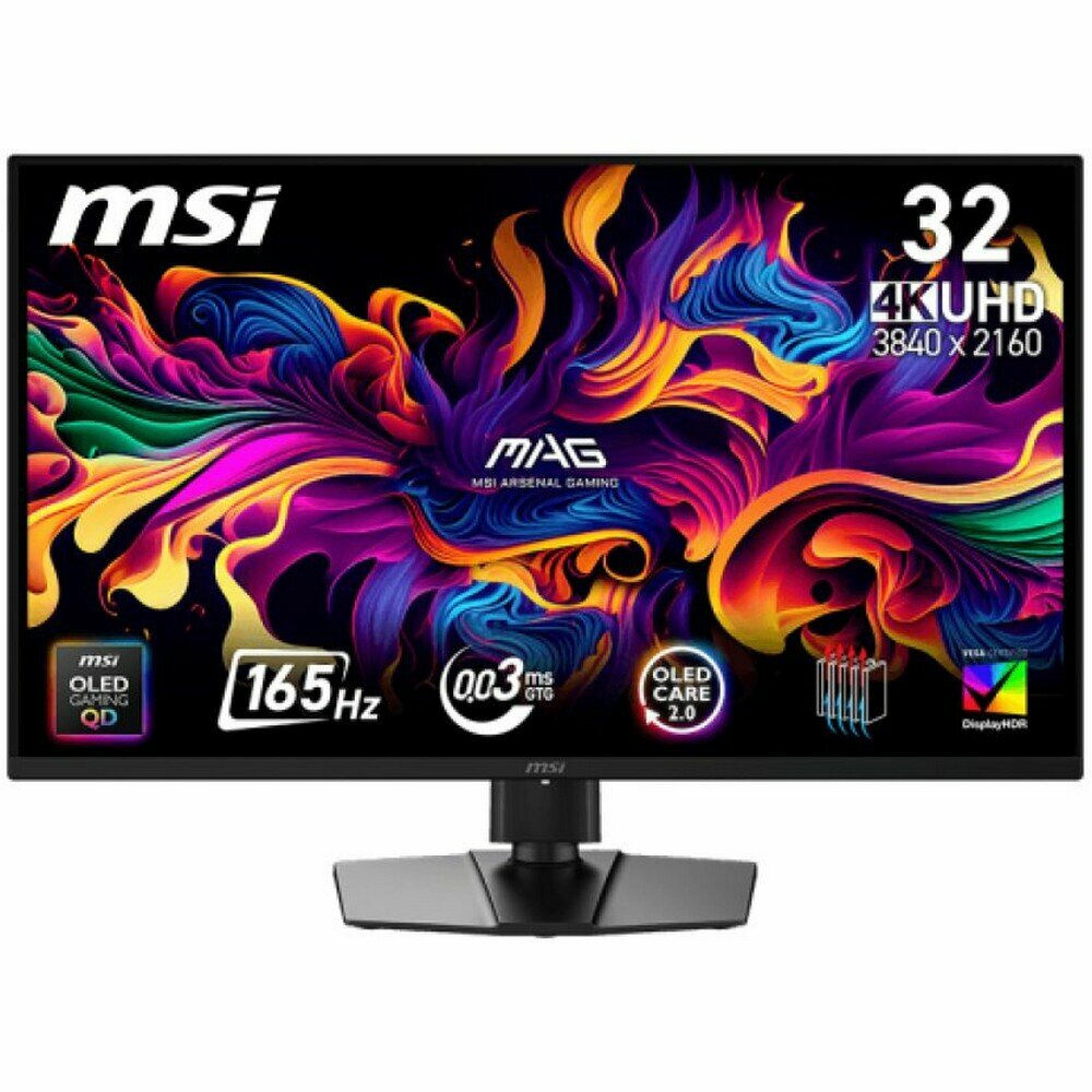 Монитор 31.5" MSI MAG 322UP QD-OLED E16 уц-1 QD-OLED, 3840x2160, 165Hz, 0,03ms, 250сd/m, 1500000:1, HDR10 | 2xHDMI(2.1), DP(1.4a), Type-C(PD-15W) | HAS, Swivel, InPSU, Vesa 100, Black