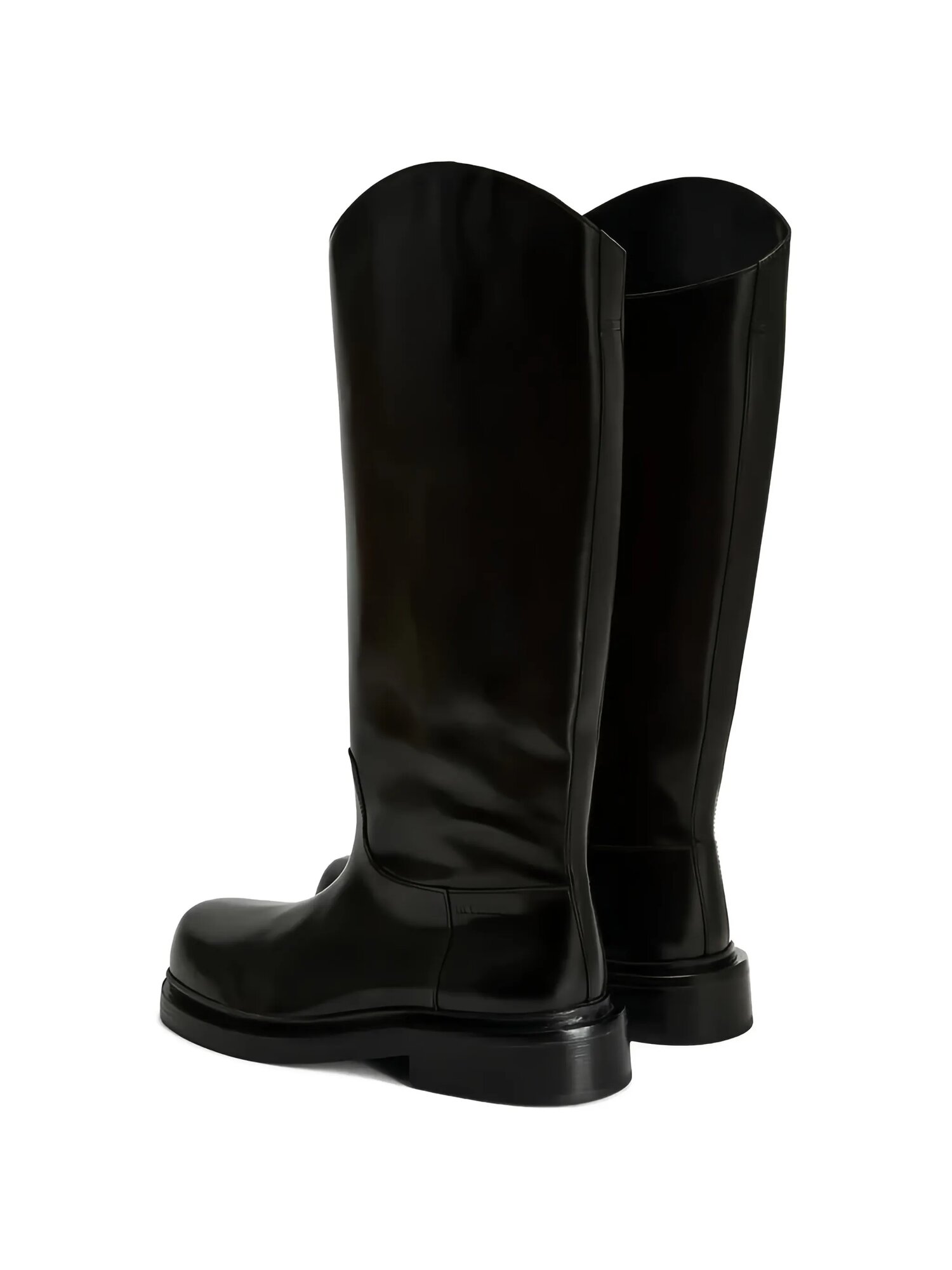 Ботинки Jil Sander Leather knee-high boots, размер 39, black/black — фото 1