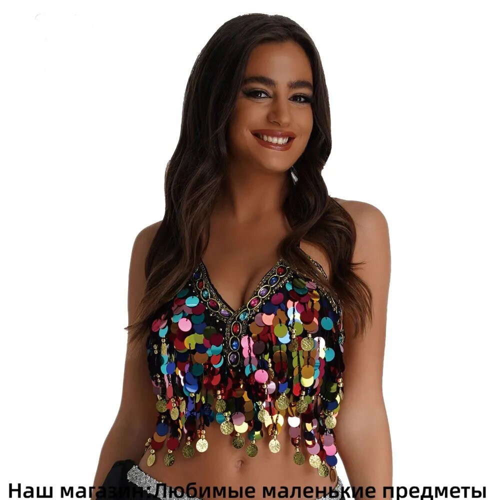 Женский топ для танца живота и восточных танцев.