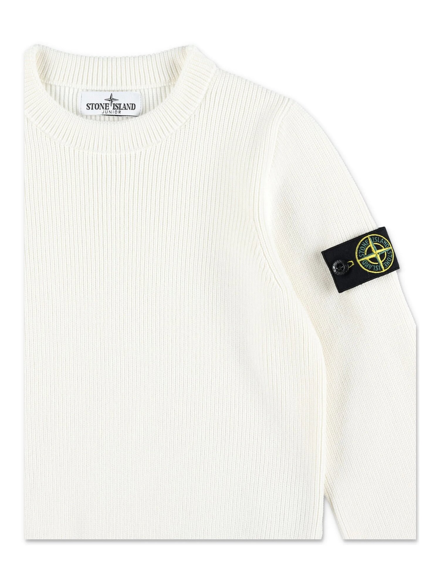 Толстовка Stone Island Compass, размер 8 лет, белый — фото 1