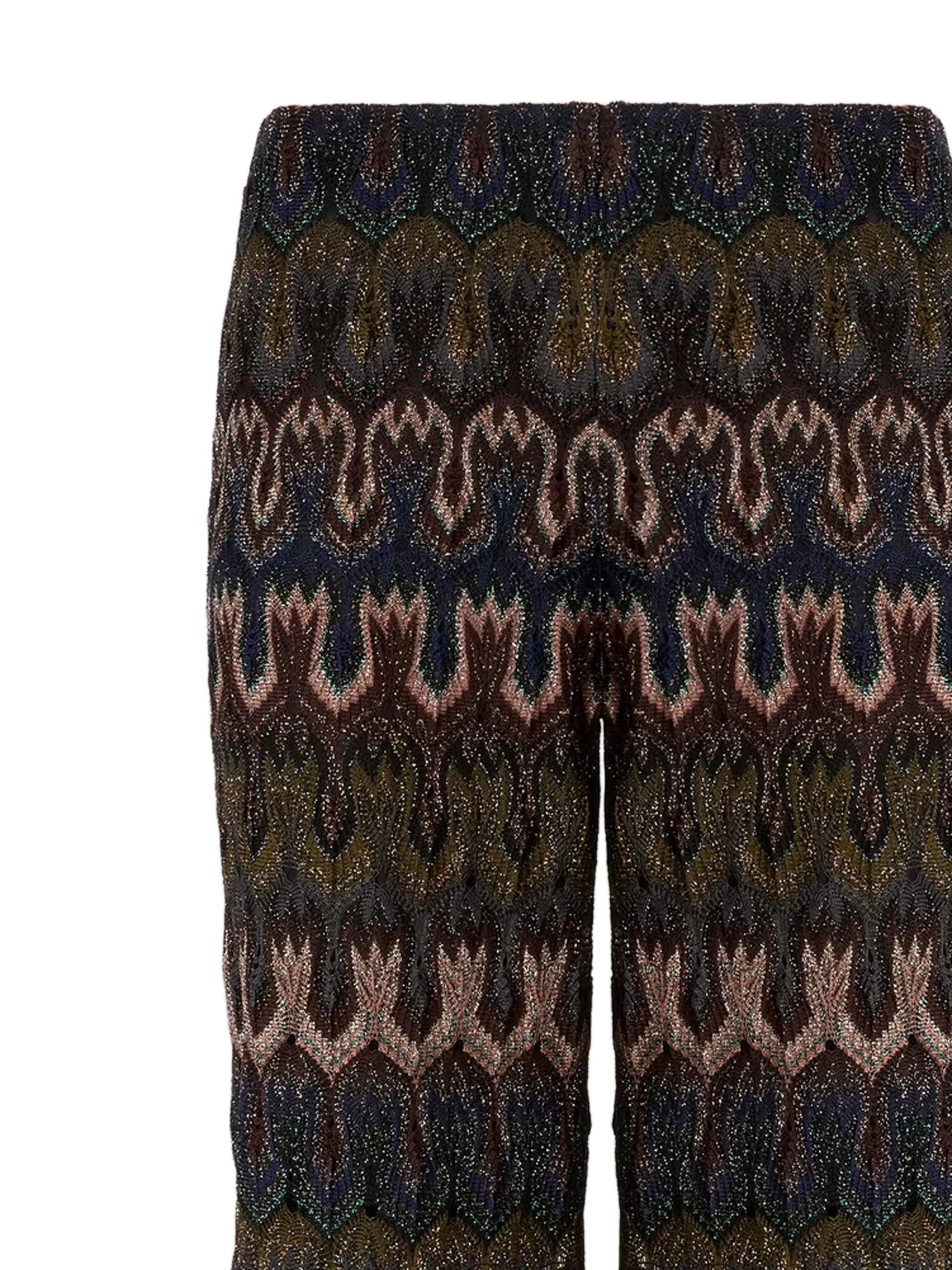 Брюки классические Missoni, размер 38, коричневый — фото 1