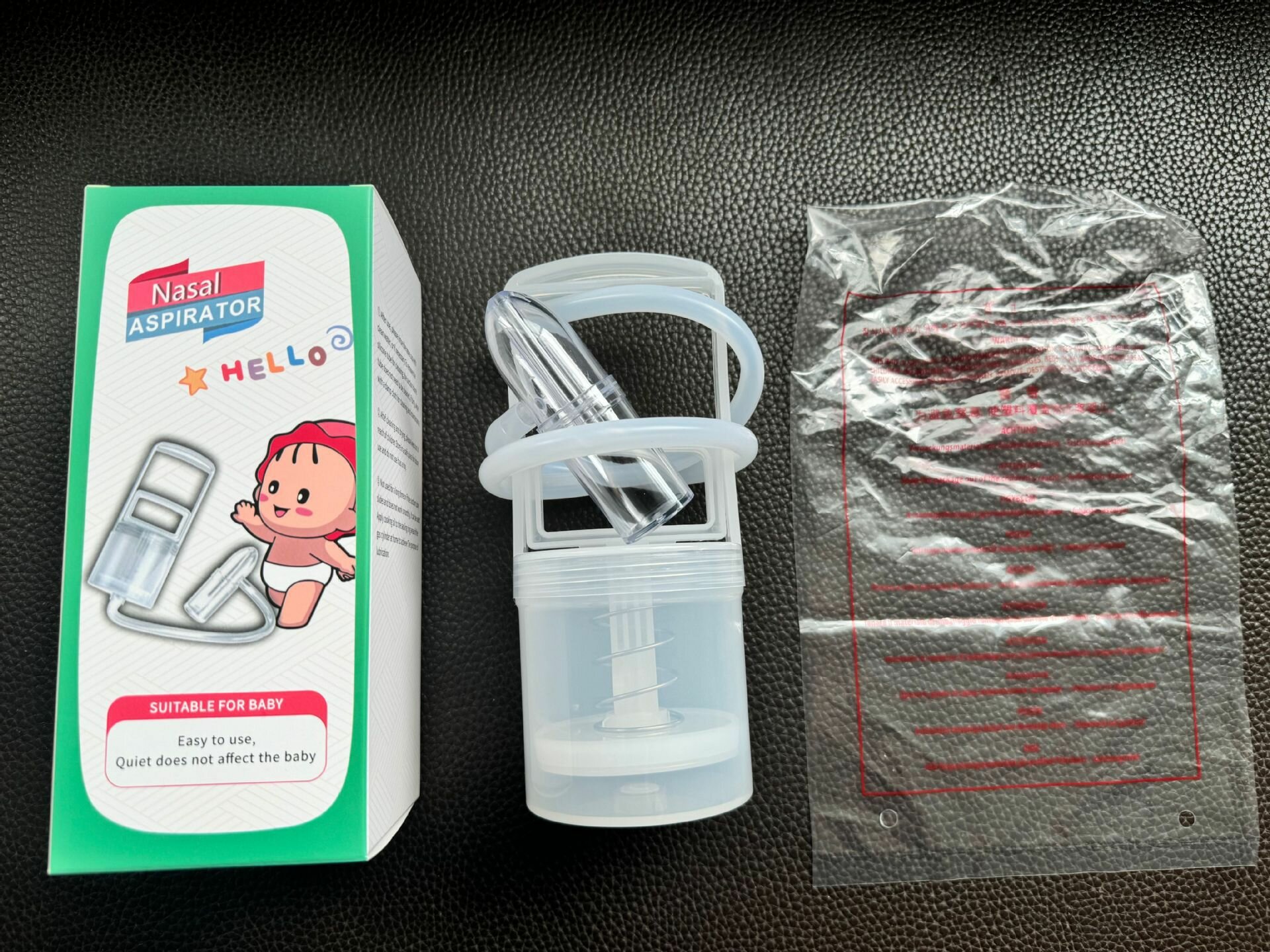 Большой выдвижной назальный аспиратор с отрицательным давлением, вакуумный инструмент для удаления соплей для детей и младенцев