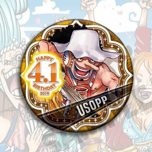 Значок Bandai One Piece Усопп 4.1 Birthday 2019, Цвет: 7