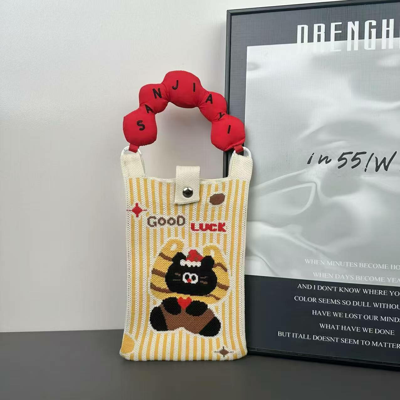 Новая сумка через плечо для женщин, вязаная монетница, модная и универсальная, стильная сумка через плечо для поездок и покупок