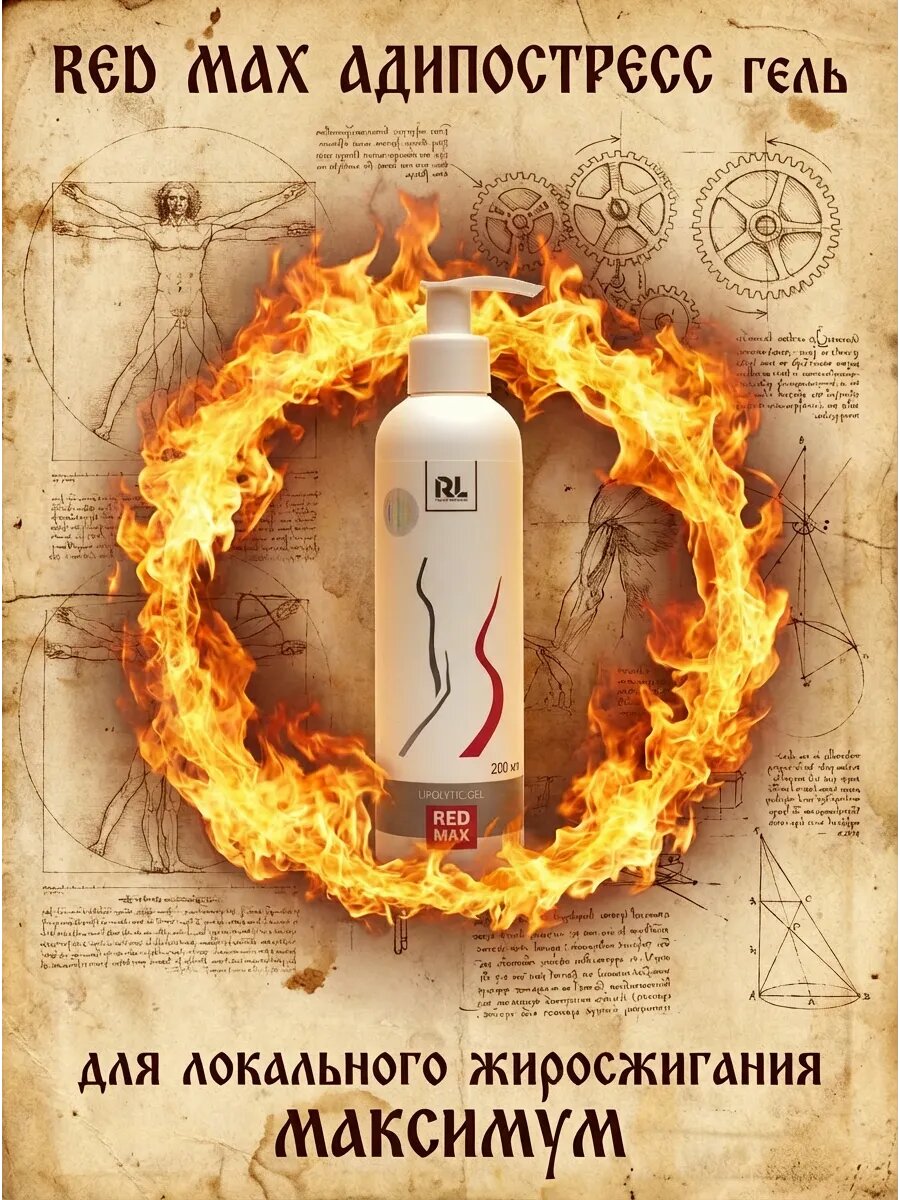 AdipoStress-липолитик RedMAX. Гель от целлюлита.
