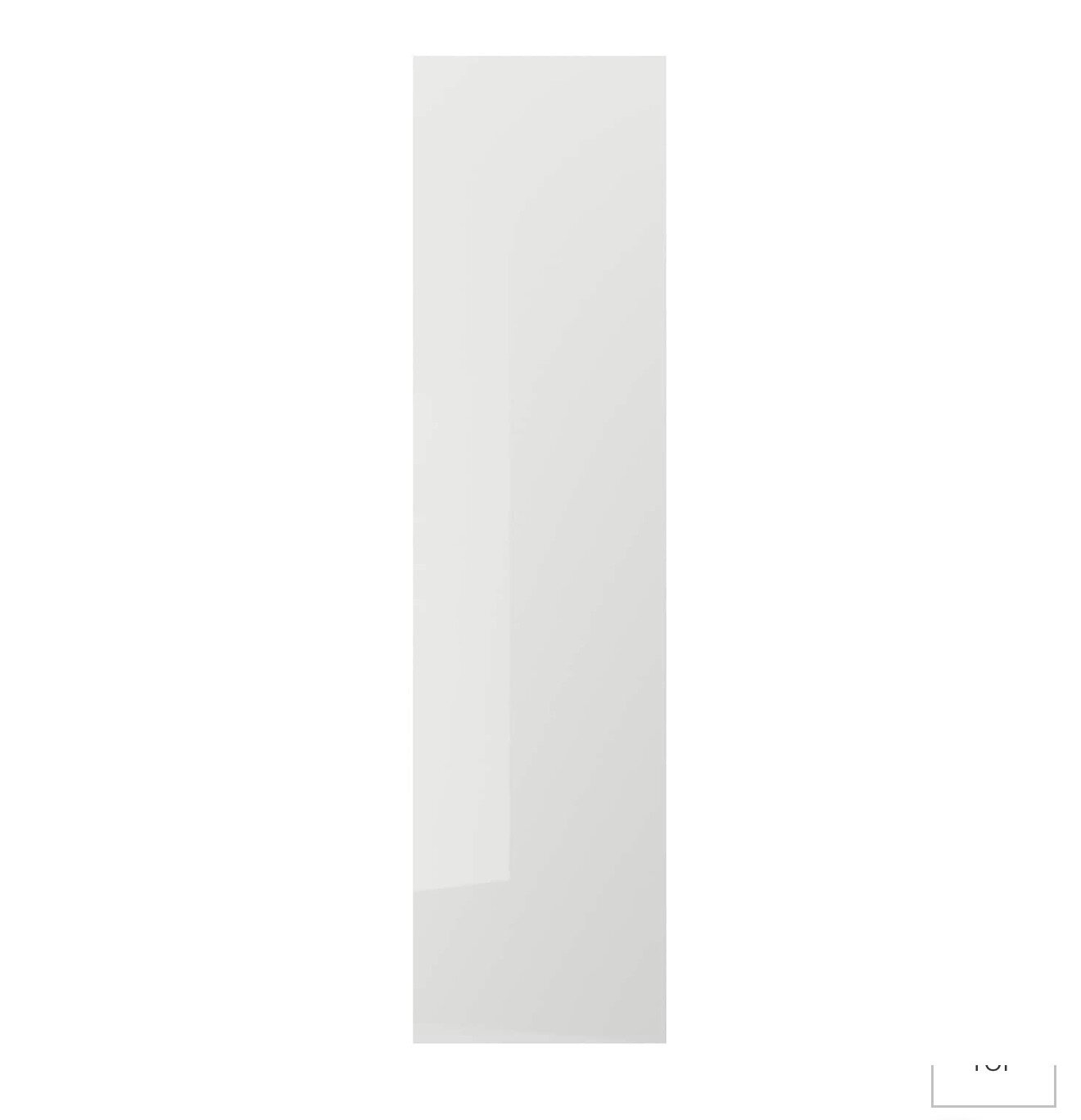 Накладная панель, Глянцевый светло-серый 62×240 СМ IKEA RINGHULT рингульт 503.547.44