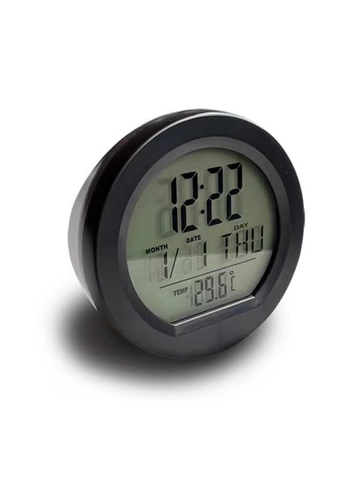 Круглые Часы Цифровые Часы На Солнечных Батареях Часы Интерьерные С Подсветкой Часы