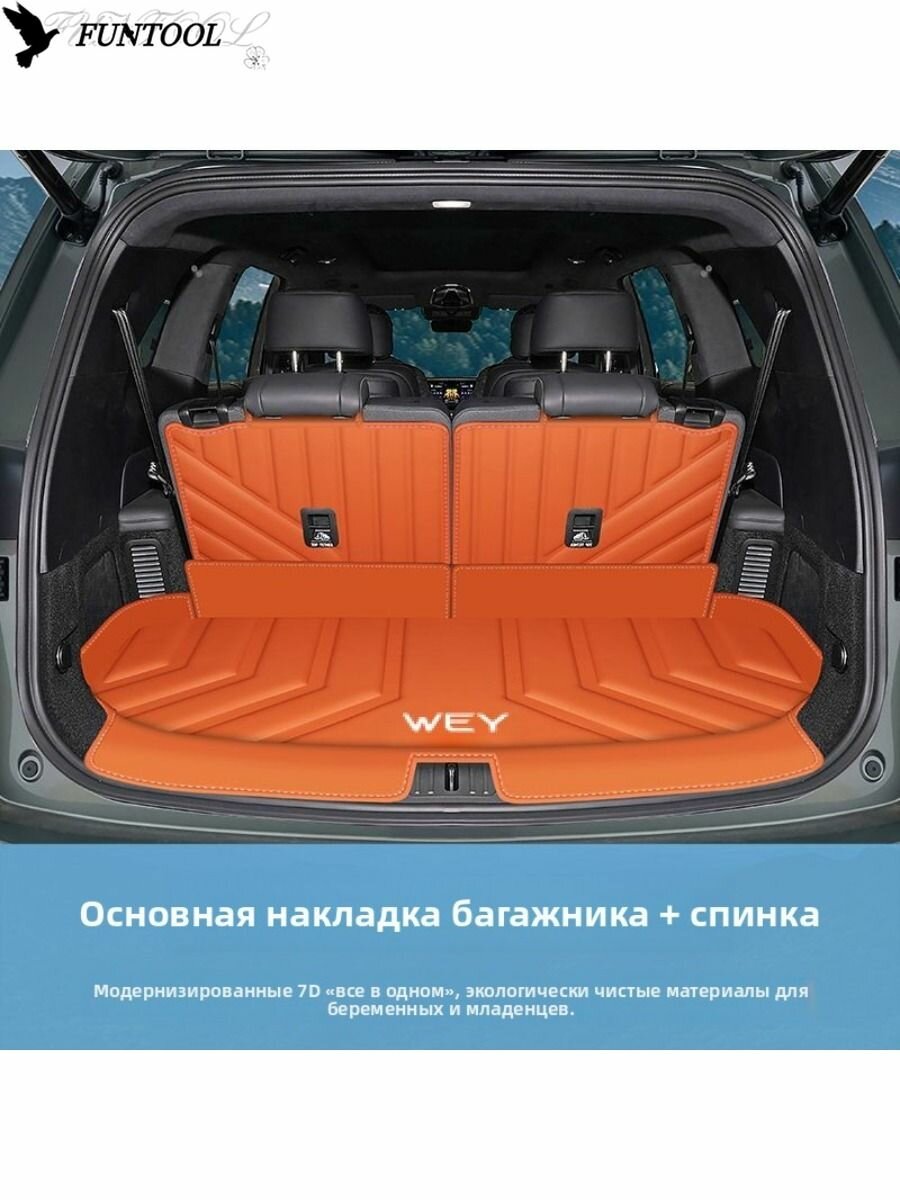 Коврик для багажа WAY 07 2025, материал TEP, нескользящий