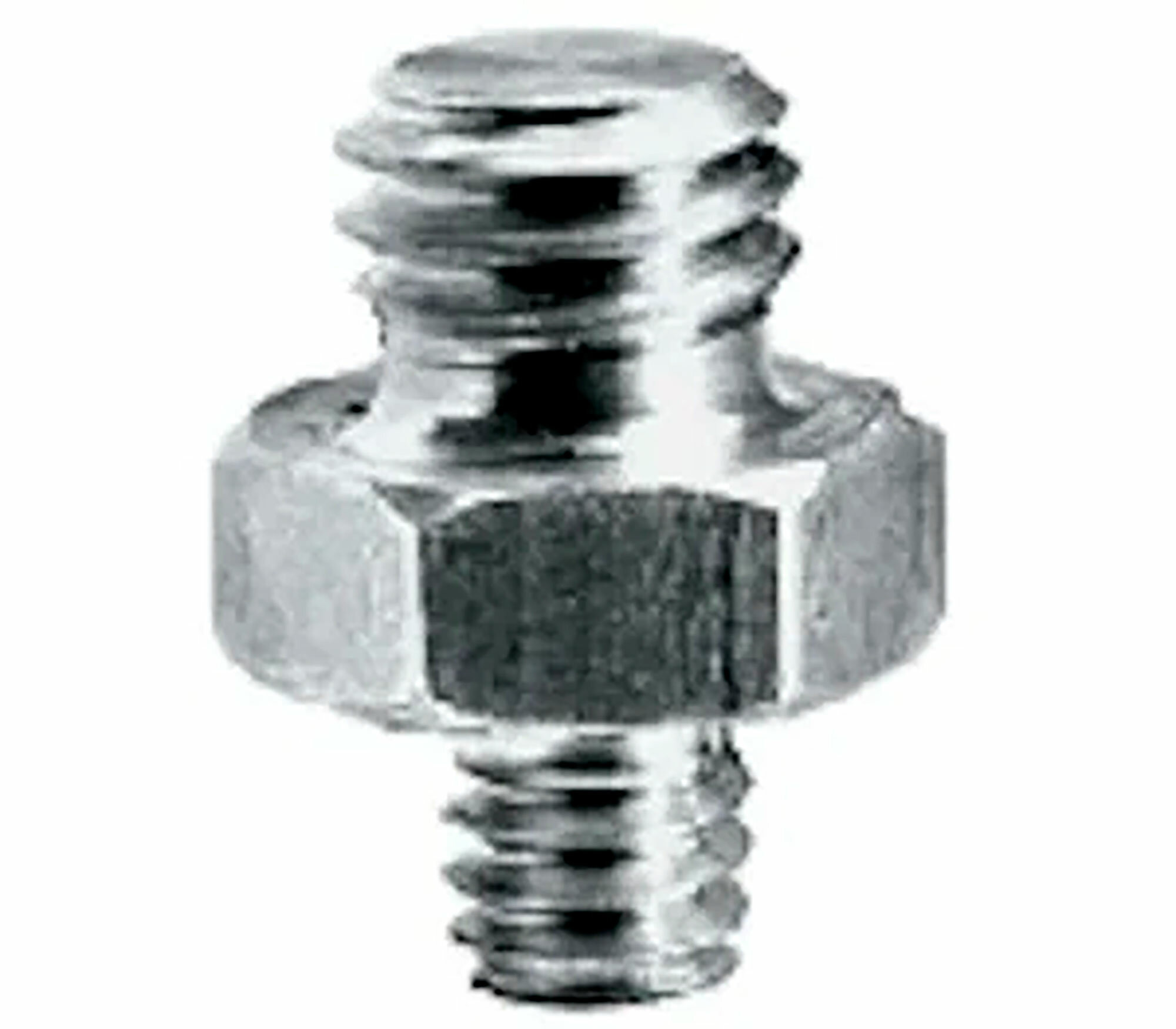 Переходник Manfrotto 147, резьба 3/8" «папа» и 1/4" «папа», латунь