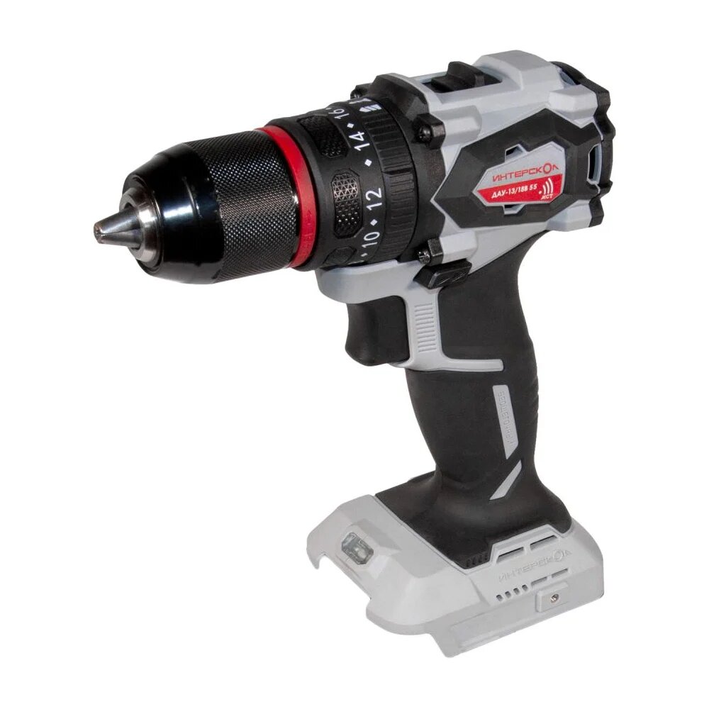 Бесщеточная ударная дрель-шуруповерт Интерскол ДАУ-13/18В 55 Li-ion АПИ, 2 скорости, для сверления и закручивания