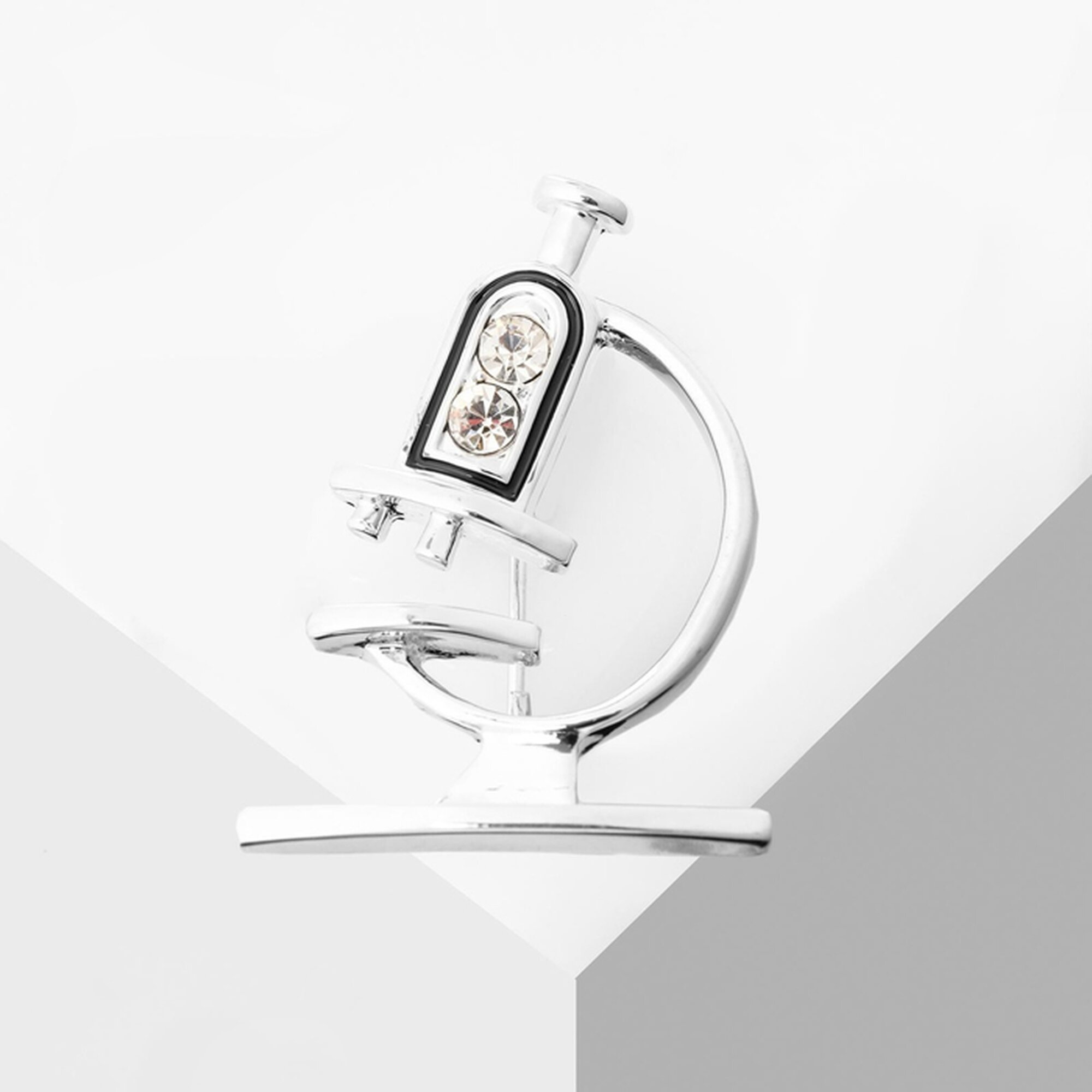 Брошь, эмаль, стразы