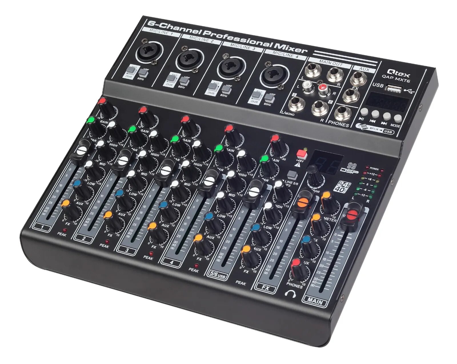 Микшерный пульт Qtex QAP MXT6