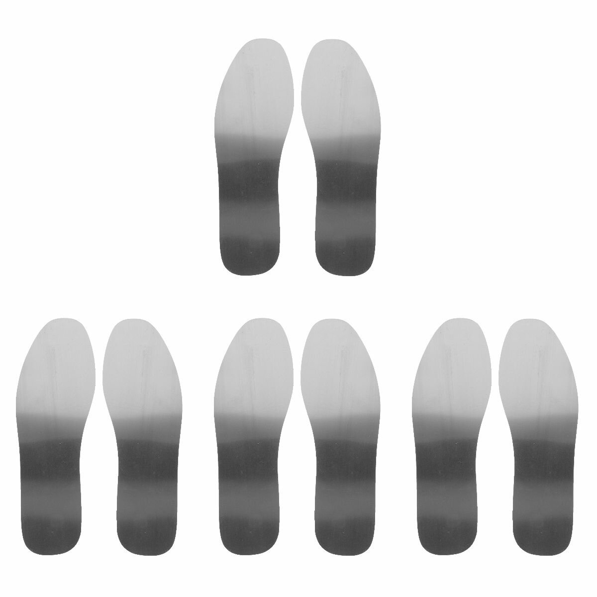 Защитные инсерты из нержавеющей стали для обуви с противоналивной функцией, набор 4 пары