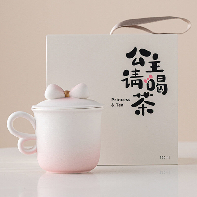 Подарок на День женщины, День богини, керамическая милая кружка для воды, подарок для бизнеса, банка, компании, кружка для мероприятий