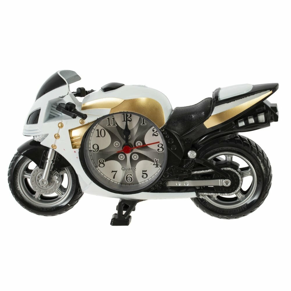 Будильник "Мотоцикл", L22 W5 H12 см