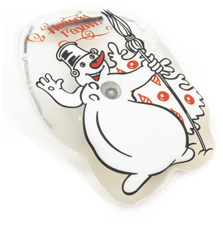 Солевая грелка для новорожденных многоразовая Снеговик дельта терм