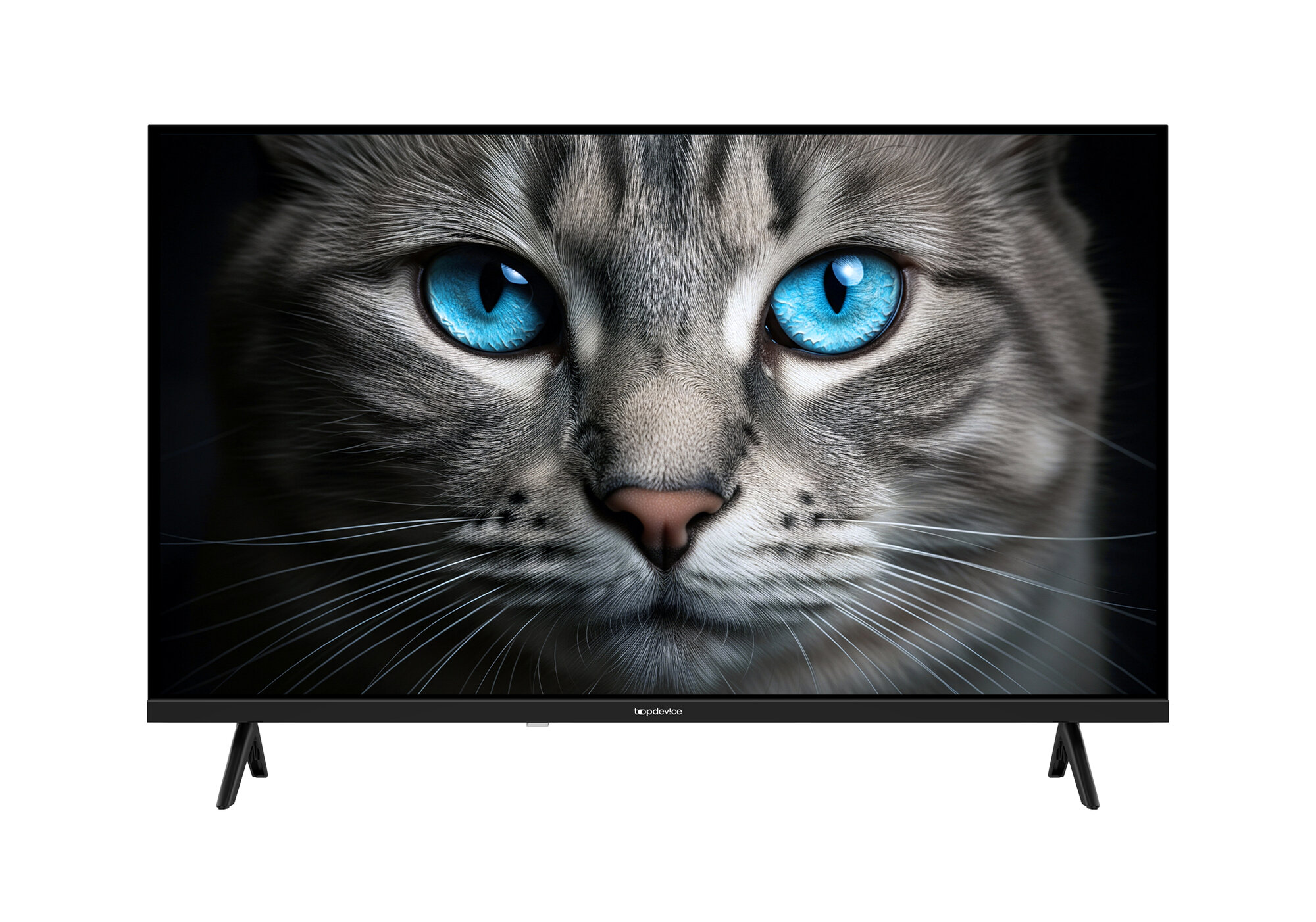 Телевизор Topdevice YAOS, Smart TV, диагональ 32", 2 Гб, черный