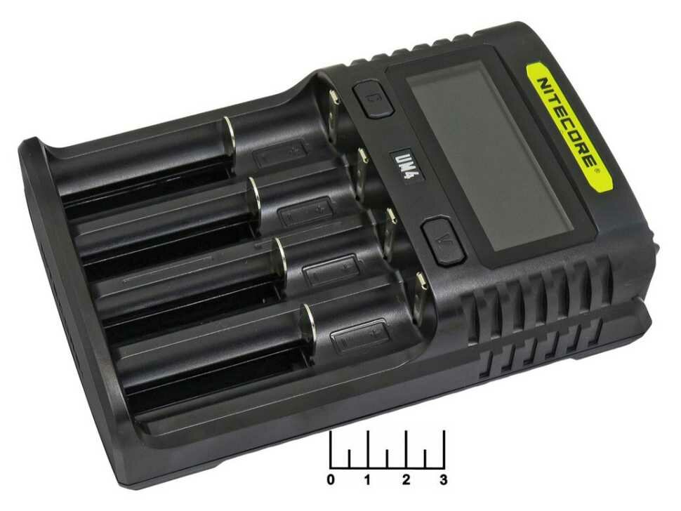 Зарядное устройство Nitecore Intelligent UM4 (26650/18650/AA/AAA/AAAA/C/D)