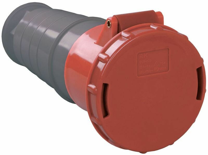 Розетка кабельная IEK 63 А, 380 В, 3P+PE+N, ССИ-235, IP54