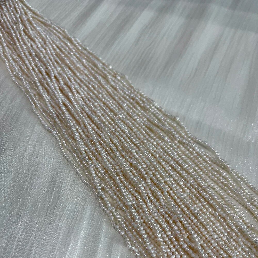 Натуральные жемчужины 1.8-2 мм для создания украшений