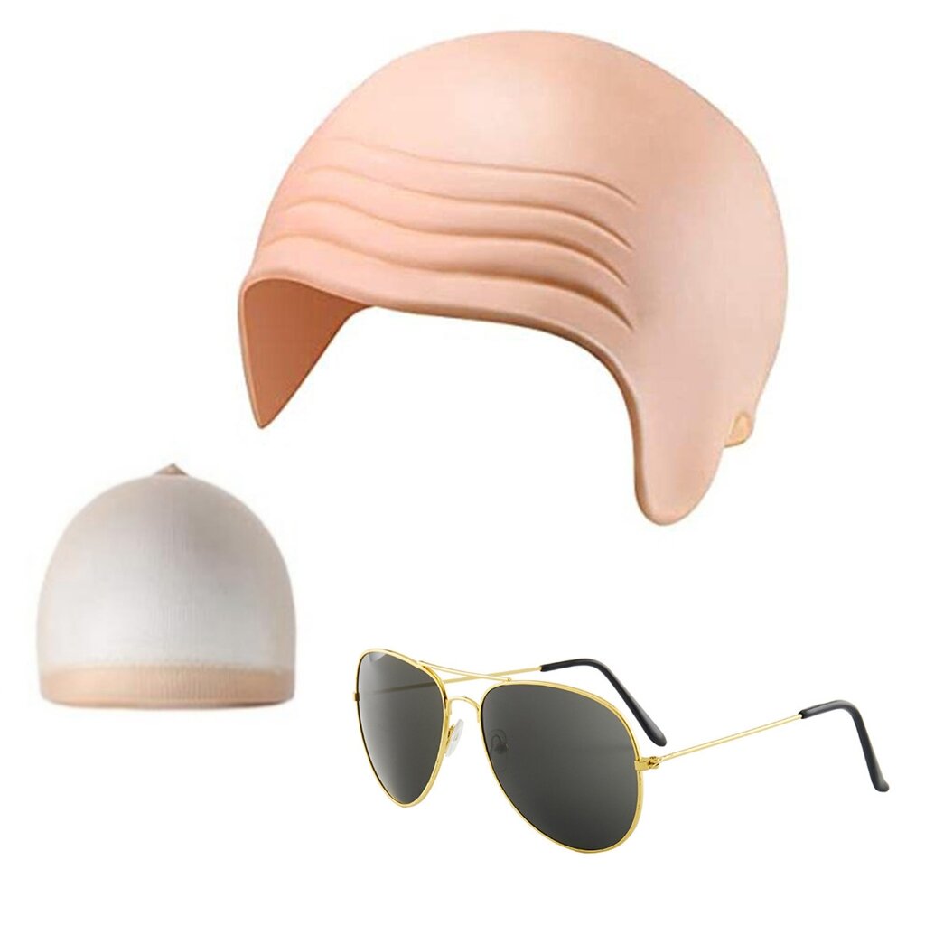 Маска для макияжа, головной убор, очки, набор из трех предметов