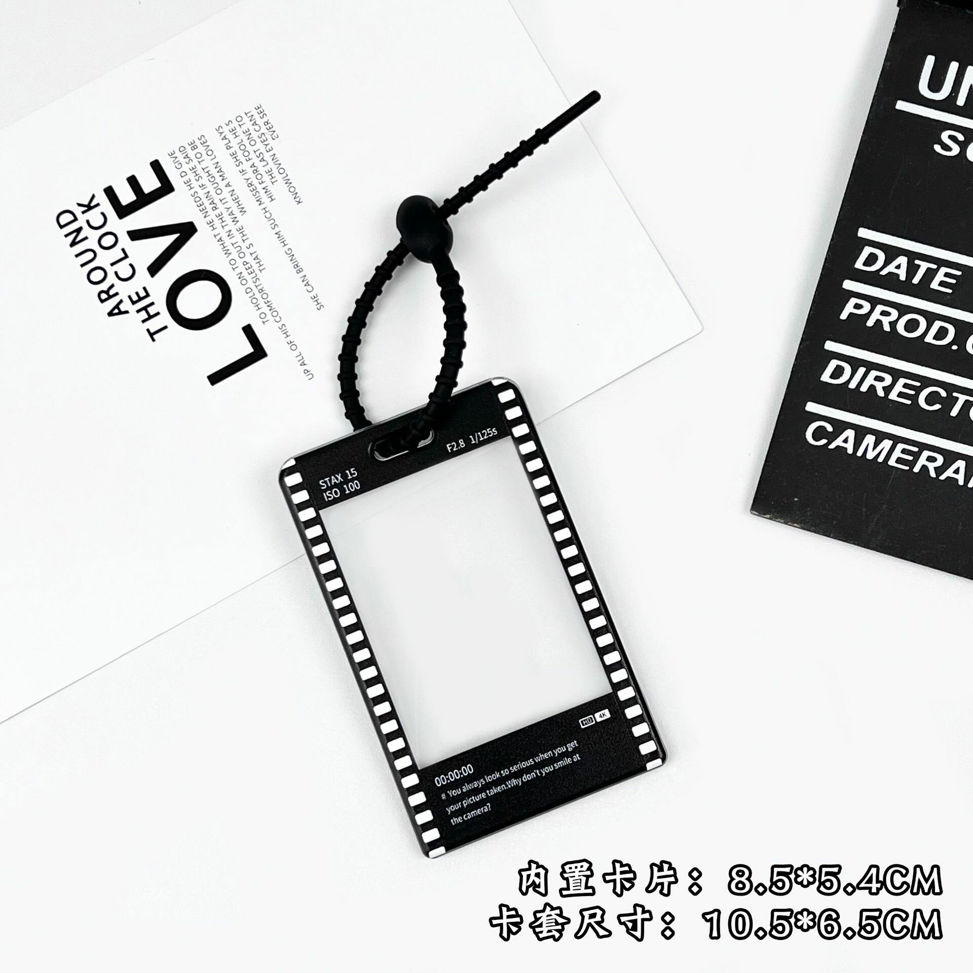 Креативный прозрачный держатель для карт, студенческий билет, идол, визитка, слайдер, чехол для карт, модный унисекс, простой защитный чехол