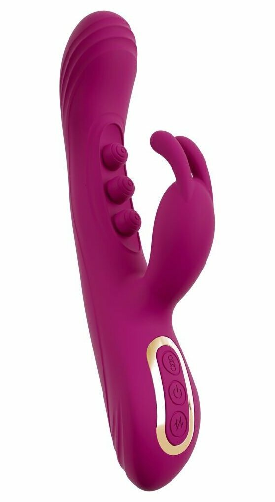 Лиловый вибратор-кролик 2 Function Vibrator Squirting 22,5 см Orion