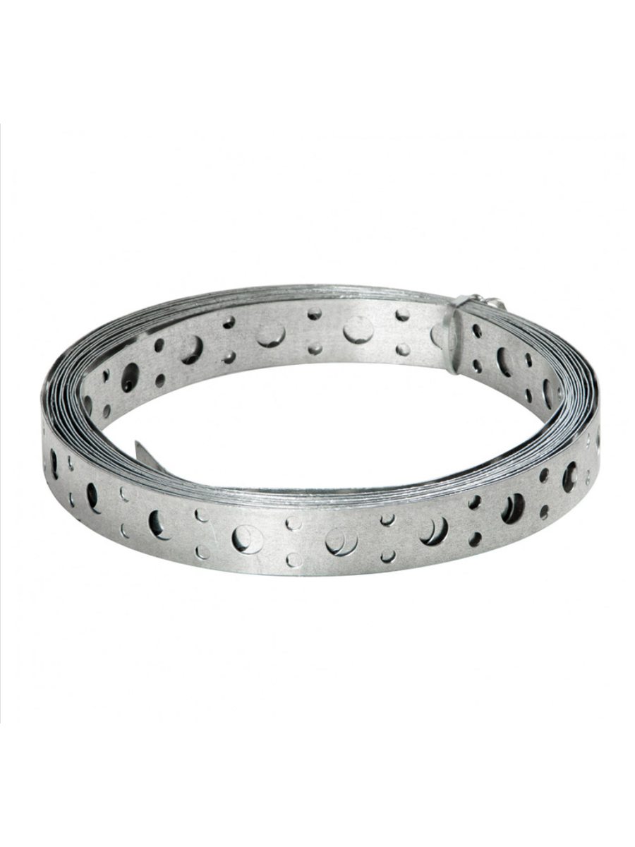 Лента монтажная перфорированная, 20х0,55 мм (25 м) оцинкованная