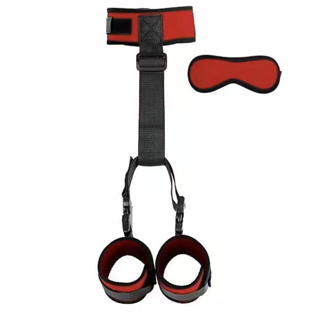 Ограничение для раба, наручные манжеты, воротник, повязка на глаза, БДСМ, бондаж, связывающий ремень, секс-игрушки
