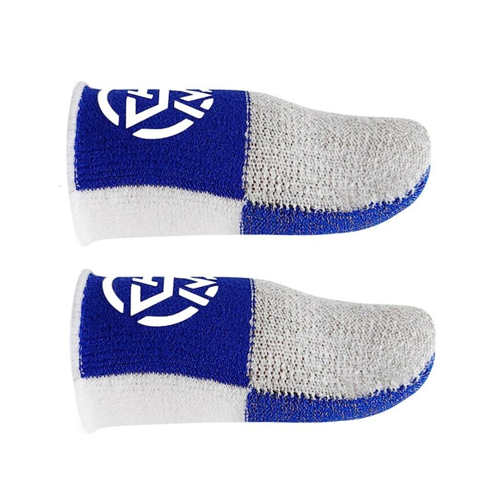 Гибкие игровые перчатки для пальцев, Белый и голубой