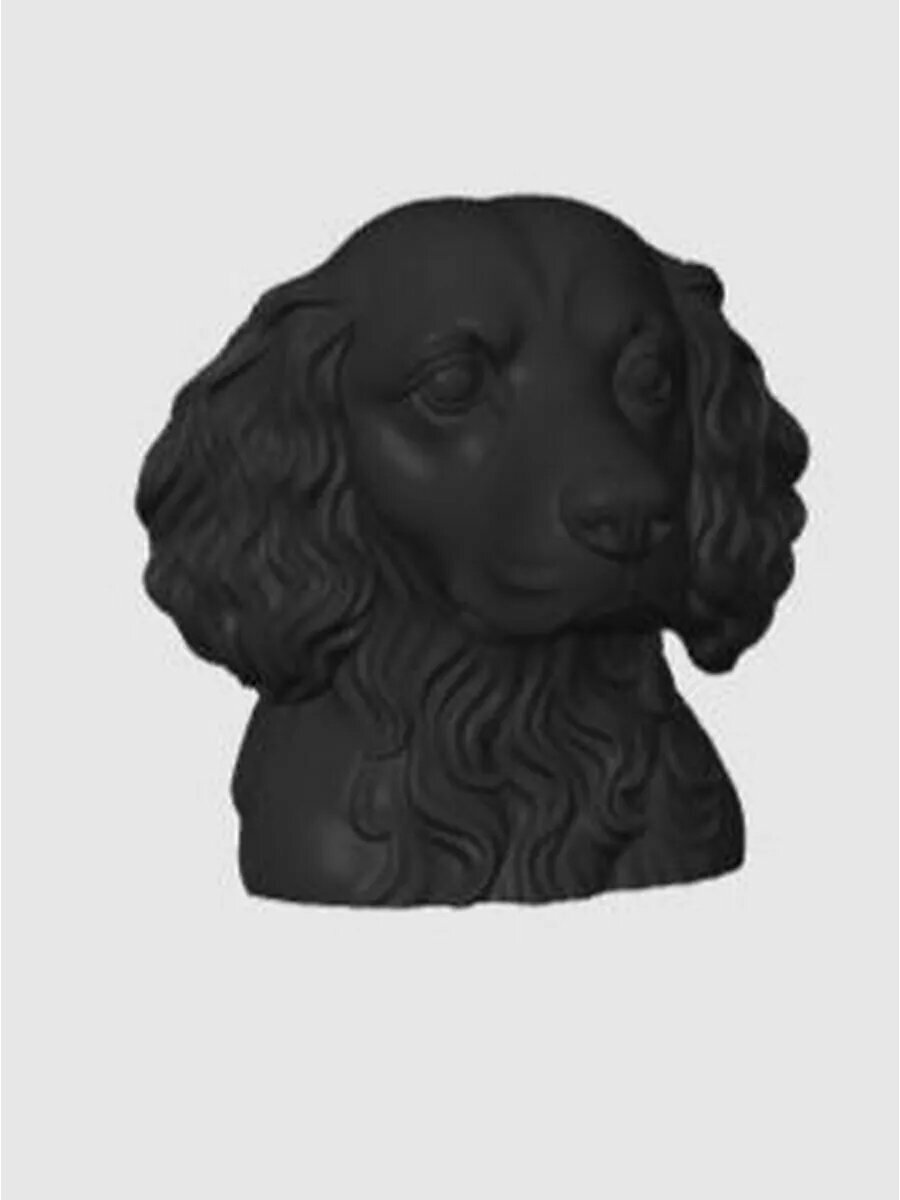 Статуэтка собаки-спаниель Бойкин (10см, черный)