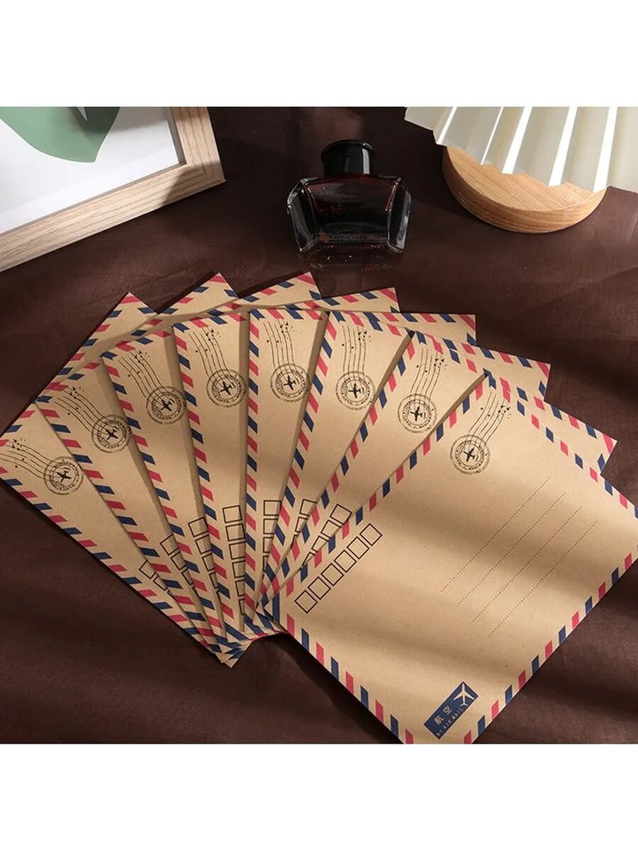 Конверты крафт (6 пачек/48 шт.)