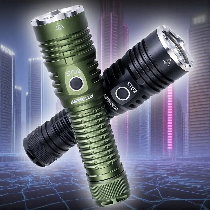 Astrolux ST02 SFT25R Фонарик 2000LM зеленый